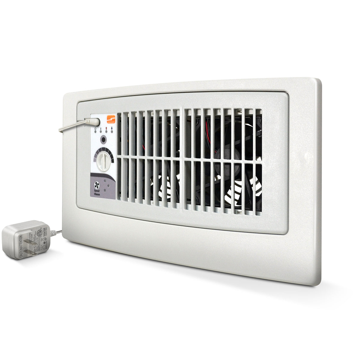 FLUSH FIT™ SMART REGISTER BOOSTER™ WITH ADAPTOR PLATE | HC500-WPL (WHI ...