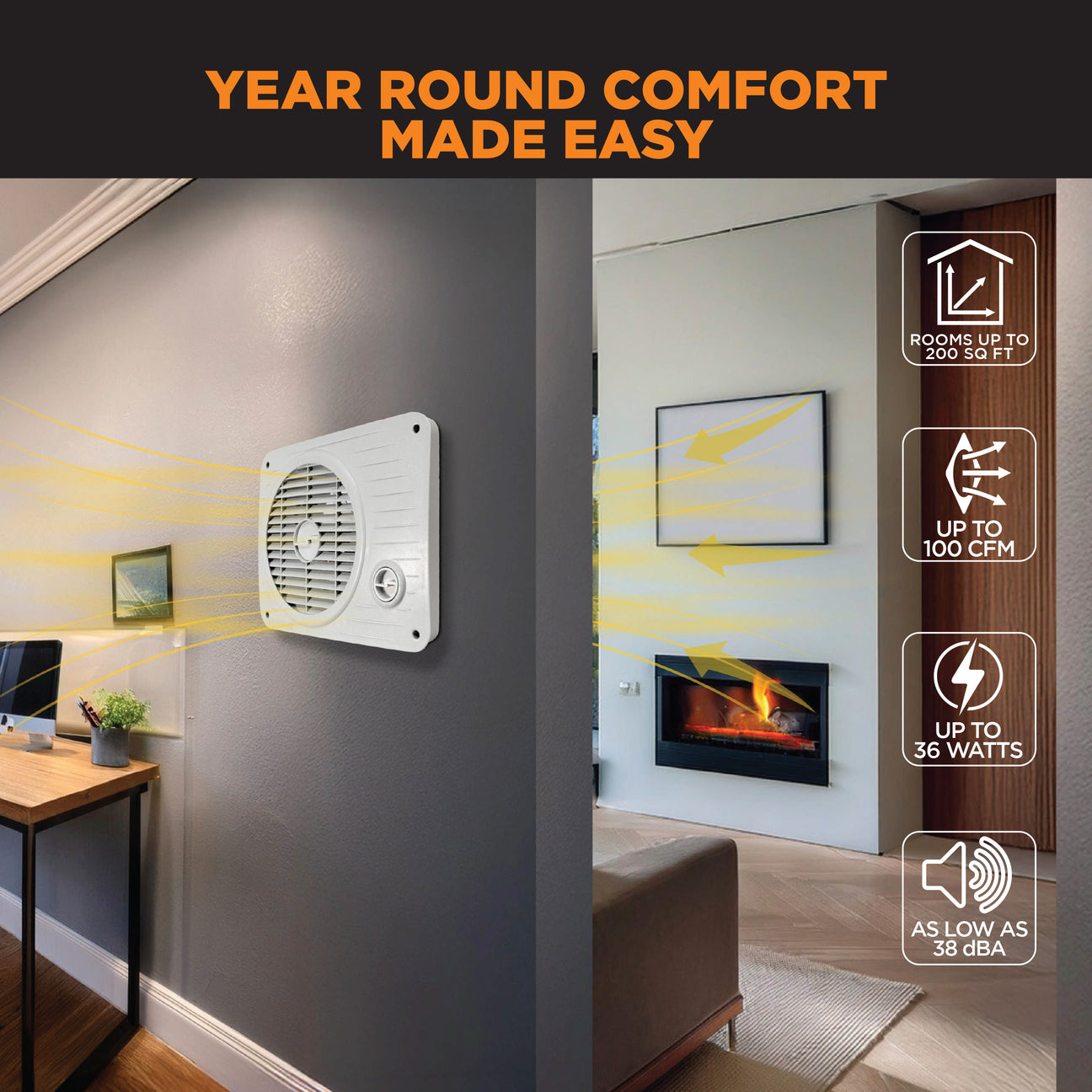 THRUWALL™ VARIABLE SPEED ROOM TO ROOM TRANSFER FAN™ | TW208 – Suncourt Inc.